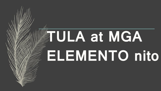Grade 10 ( tula at elemento nito) | PPTX
