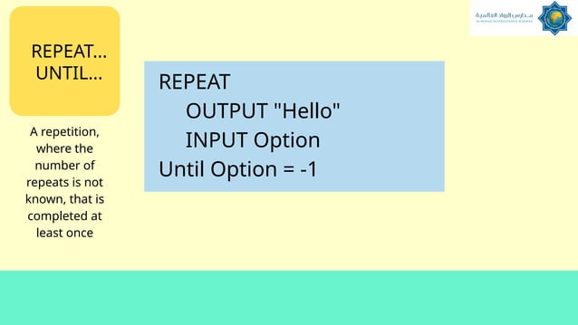 Grade10 Week-7 igcse computer science loops. | PPTX | Computing ...
