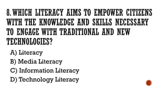 Grade 11- Einstein Media and Information Literacy | PPTX