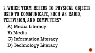 Grade 11- Einstein Media and Information Literacy | PPTX