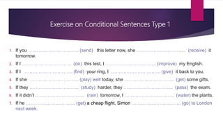 IF Conditional Clauses - All types | PPTX