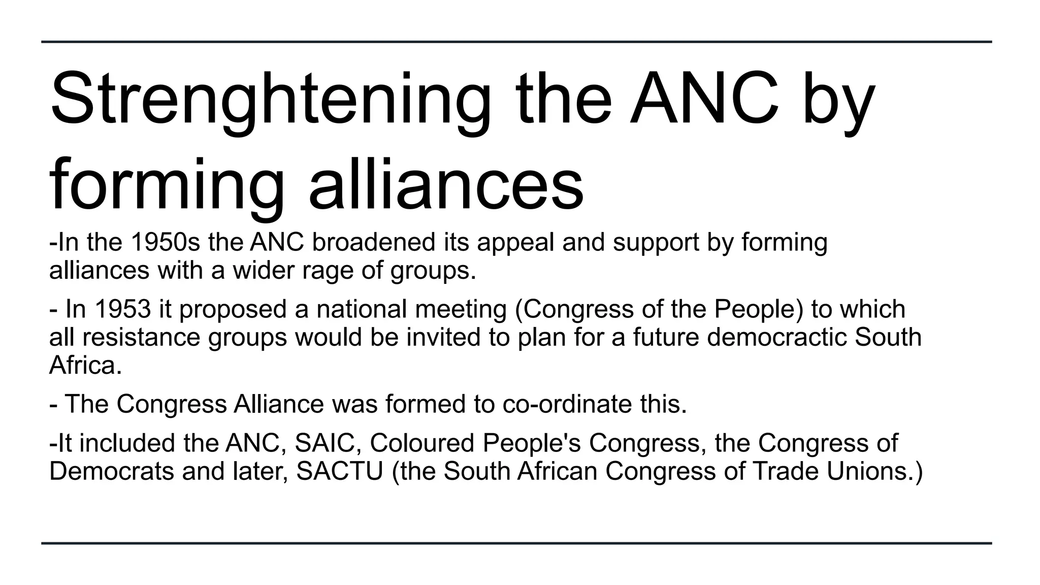 Resistance and repression in the 1950s | PPTX