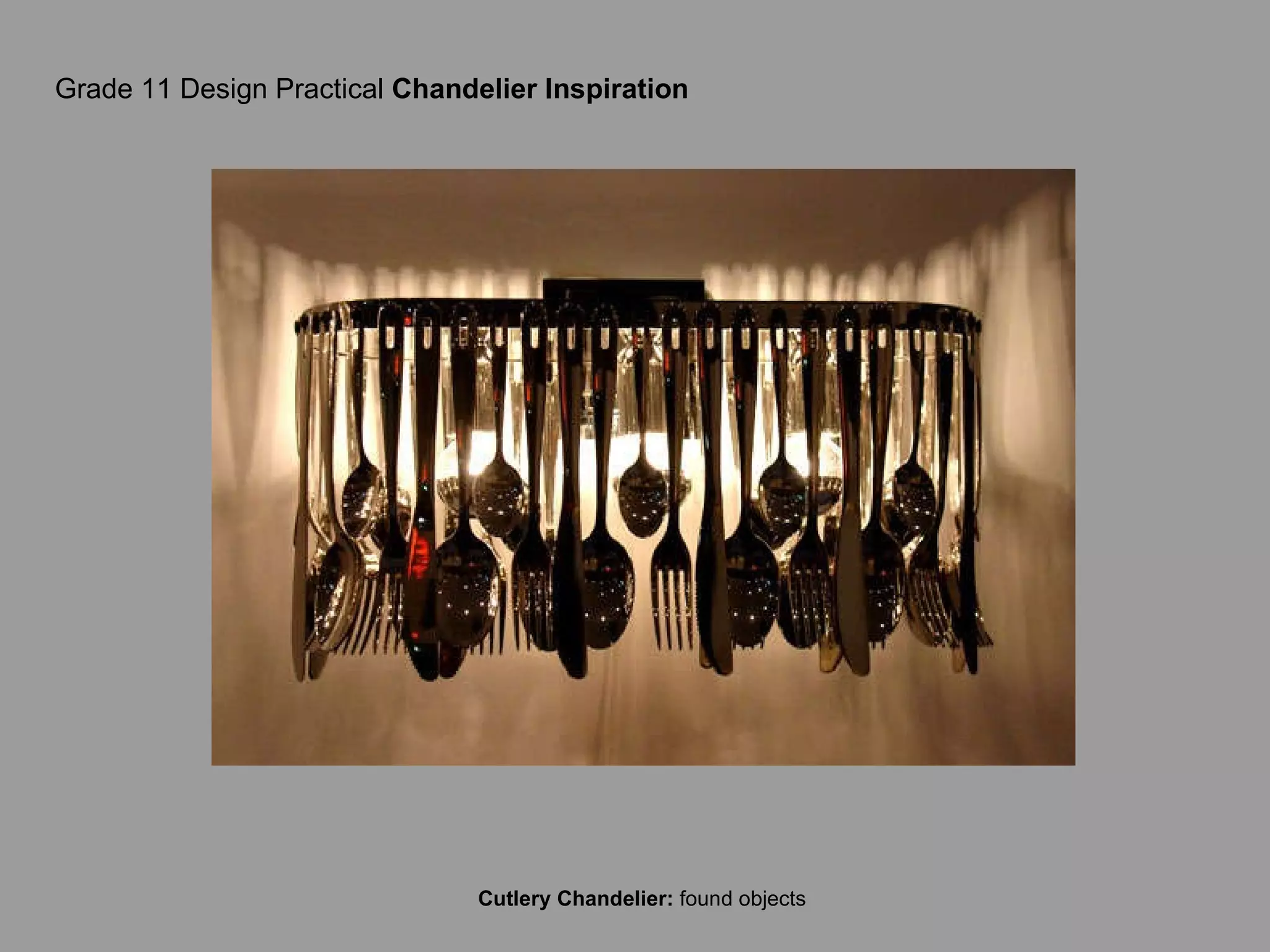 Grade 11 design chandelier | PPT