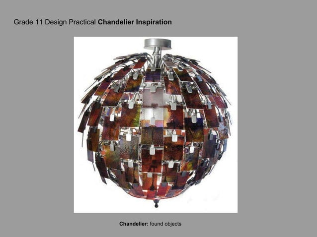 Grade 11 design chandelier | PPT