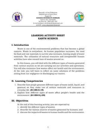 Grade 11 Earth Science Week 5 LAS.pdf