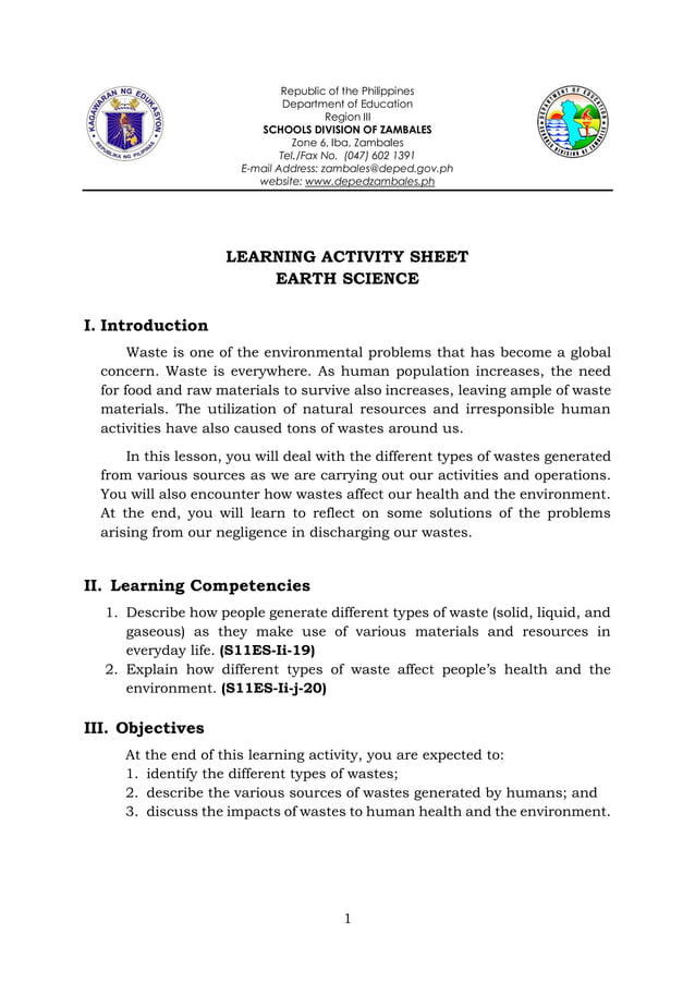 Grade 11 Earth Science Week 5 LAS.pdf