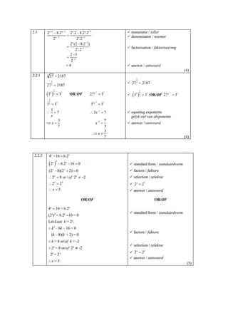GRADE 11 EXPONENTS AND SURDS ANSWERS.pdf