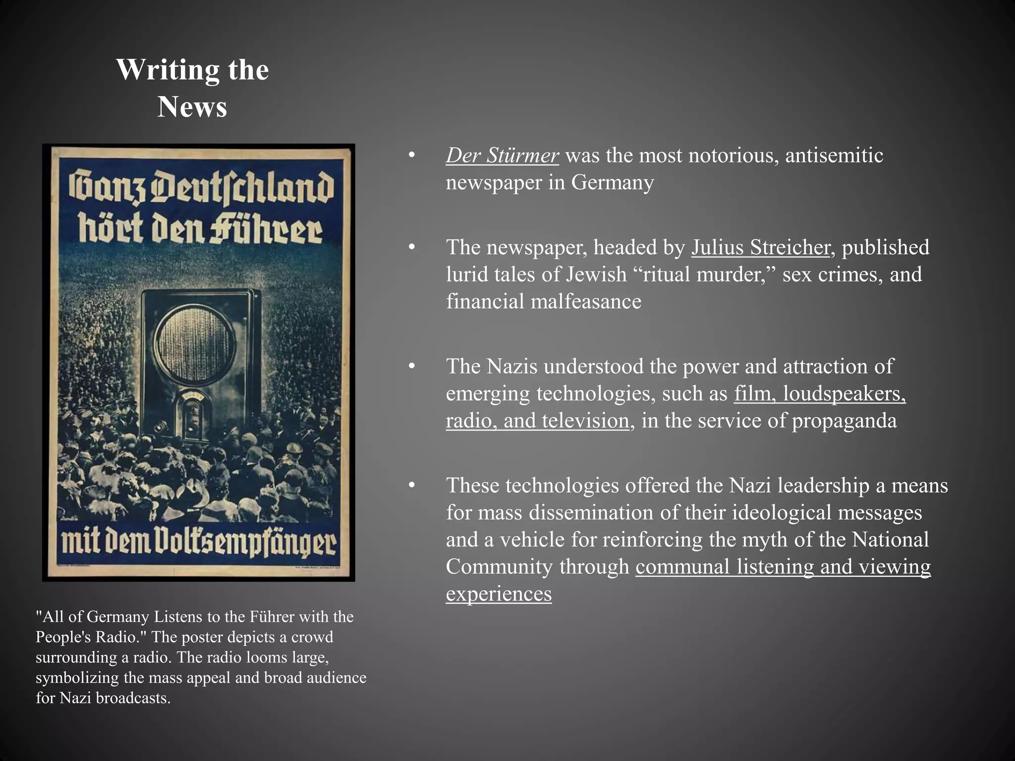 NAZI PROPAGANDA | PPTX | Genres