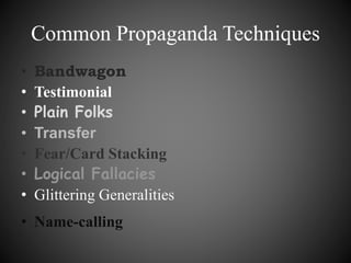 NAZI PROPAGANDA | PPTX | Genres