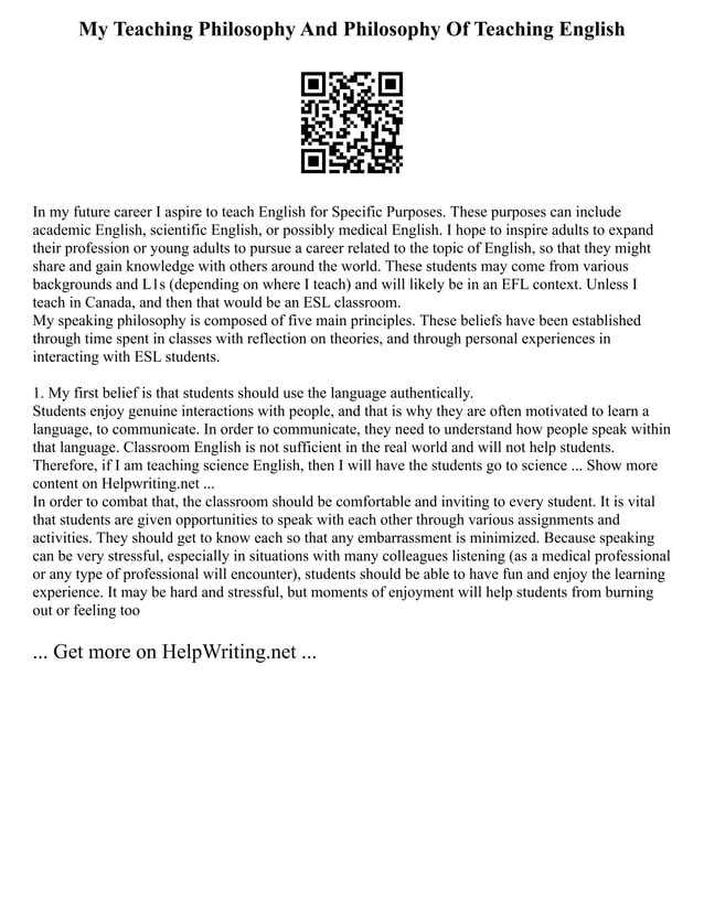 Grade 11 Level 4 Writing Sample | PDF