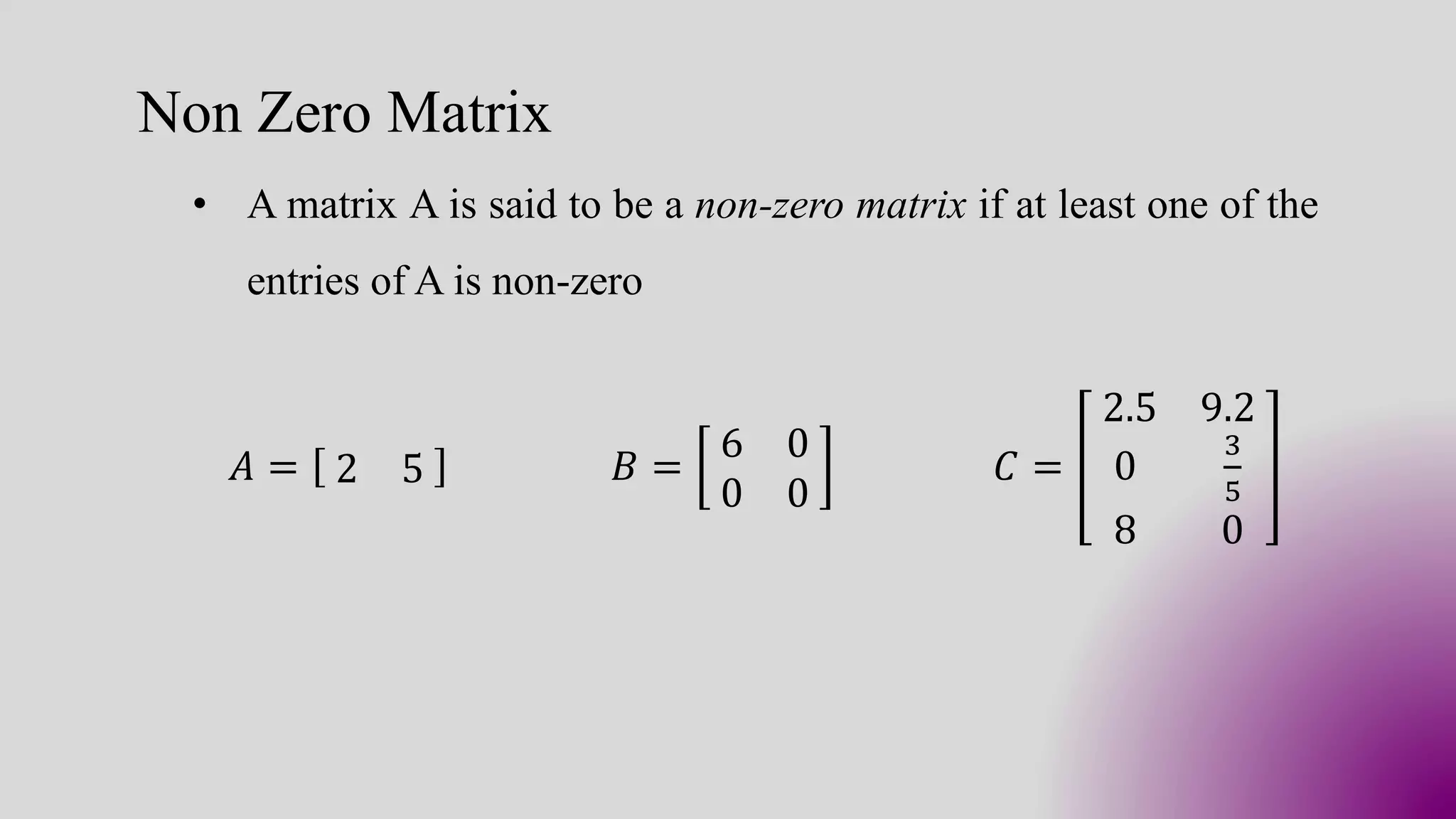 Types of Matrics | PDF