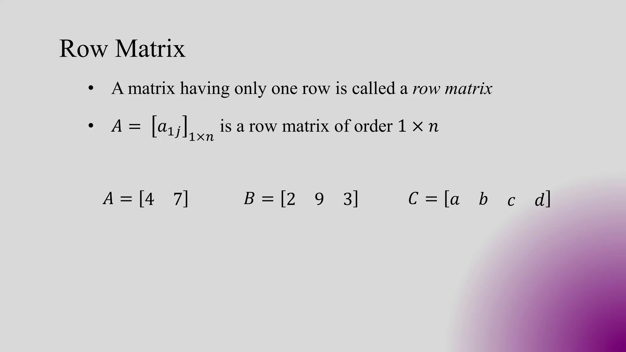Types of Matrics | PDF