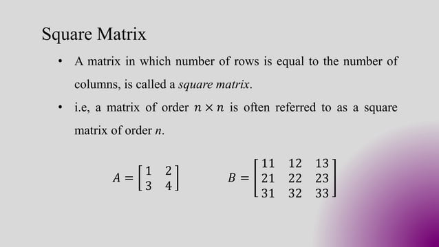 Types of Matrics | PDF | Physics | Science