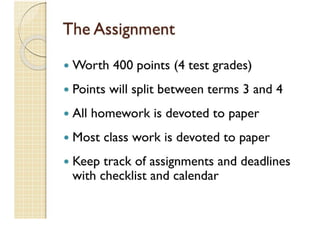 Grade 11 Research Paper | PPT