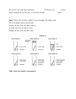 Grade 11 rusting and recycling | DOCX