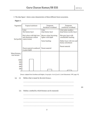 Grade 11 summative feburary 2013 | PDF | Biological Sciences | Science