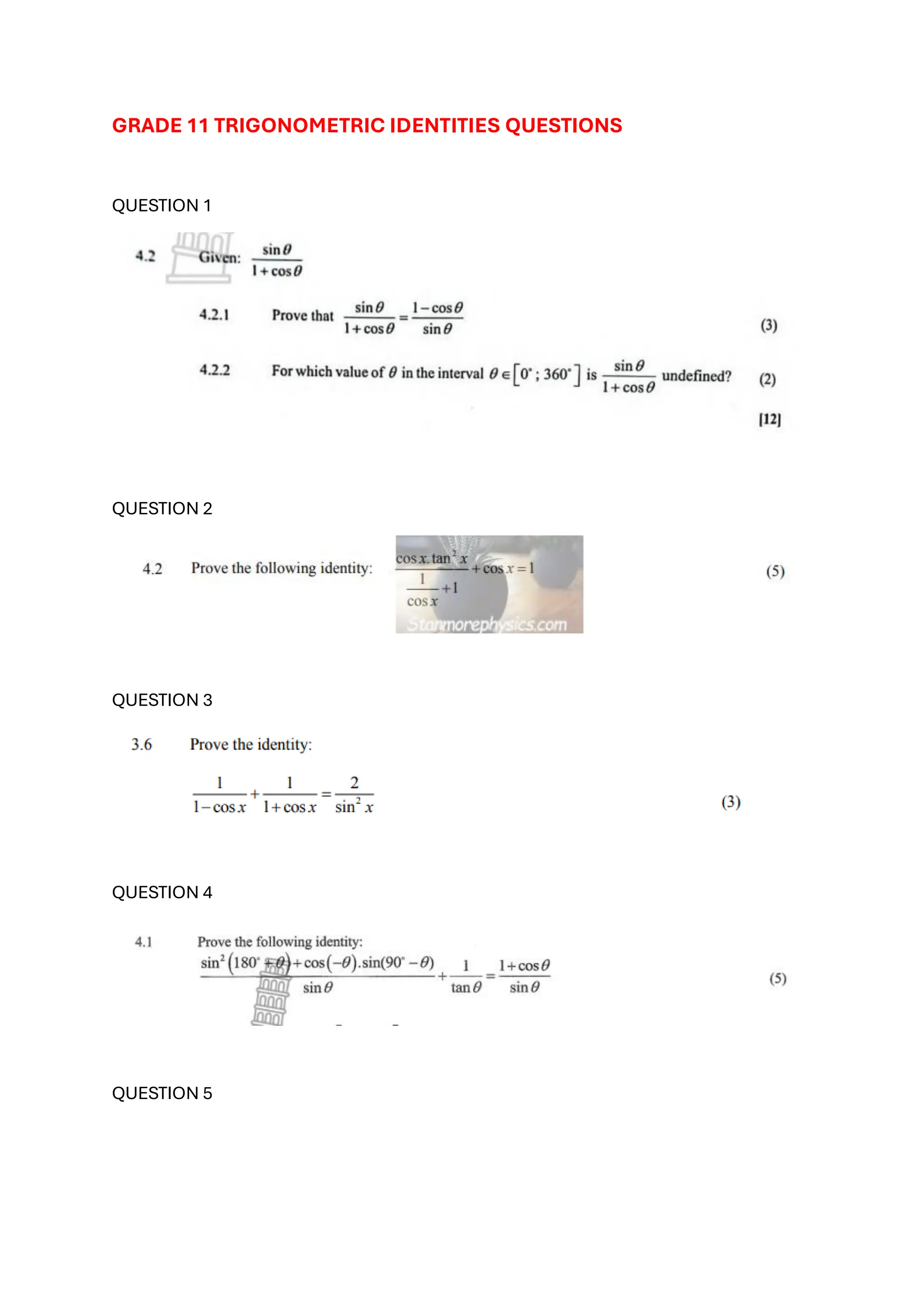 GRADE 11 TRIGONOMETRIC IDENTITIES QUESTIONS.pdf