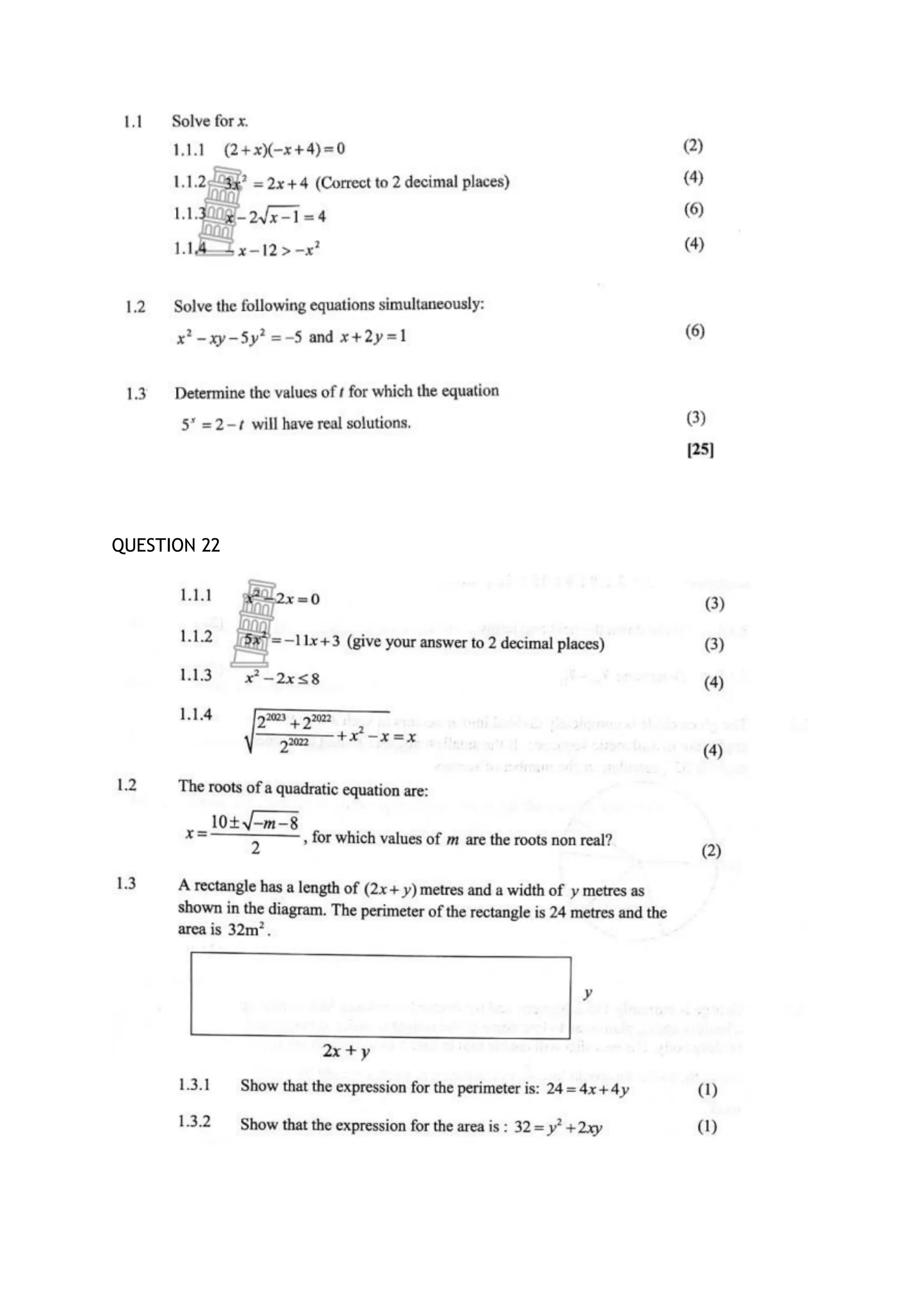 GRADE 12 ALGEBRAIC EXPRESSIONS QUESTIONS (AutoRecovered) (1).pdf