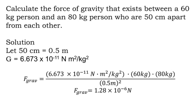 GRADE 12 GRAVITY.pptx | Physics | Science