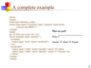 html forms | PPT