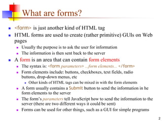 html forms | PPT