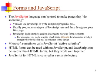 html forms | PPT