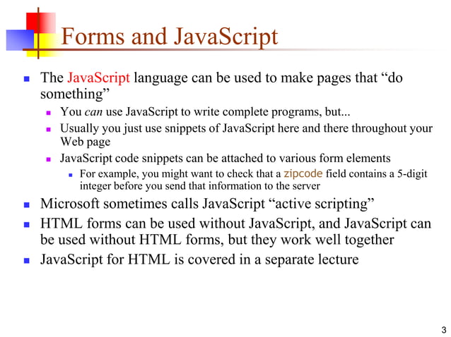 html forms | PPT