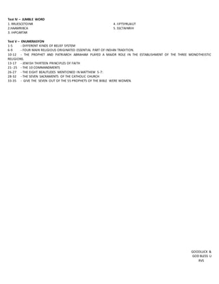 Grade 12 humss | DOCX