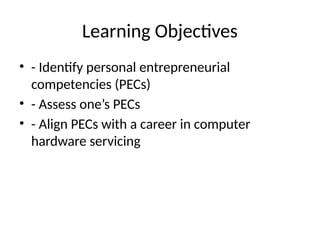 Grade12_ICT_CSS_Quarter1_Lesson1_PECs.pptx