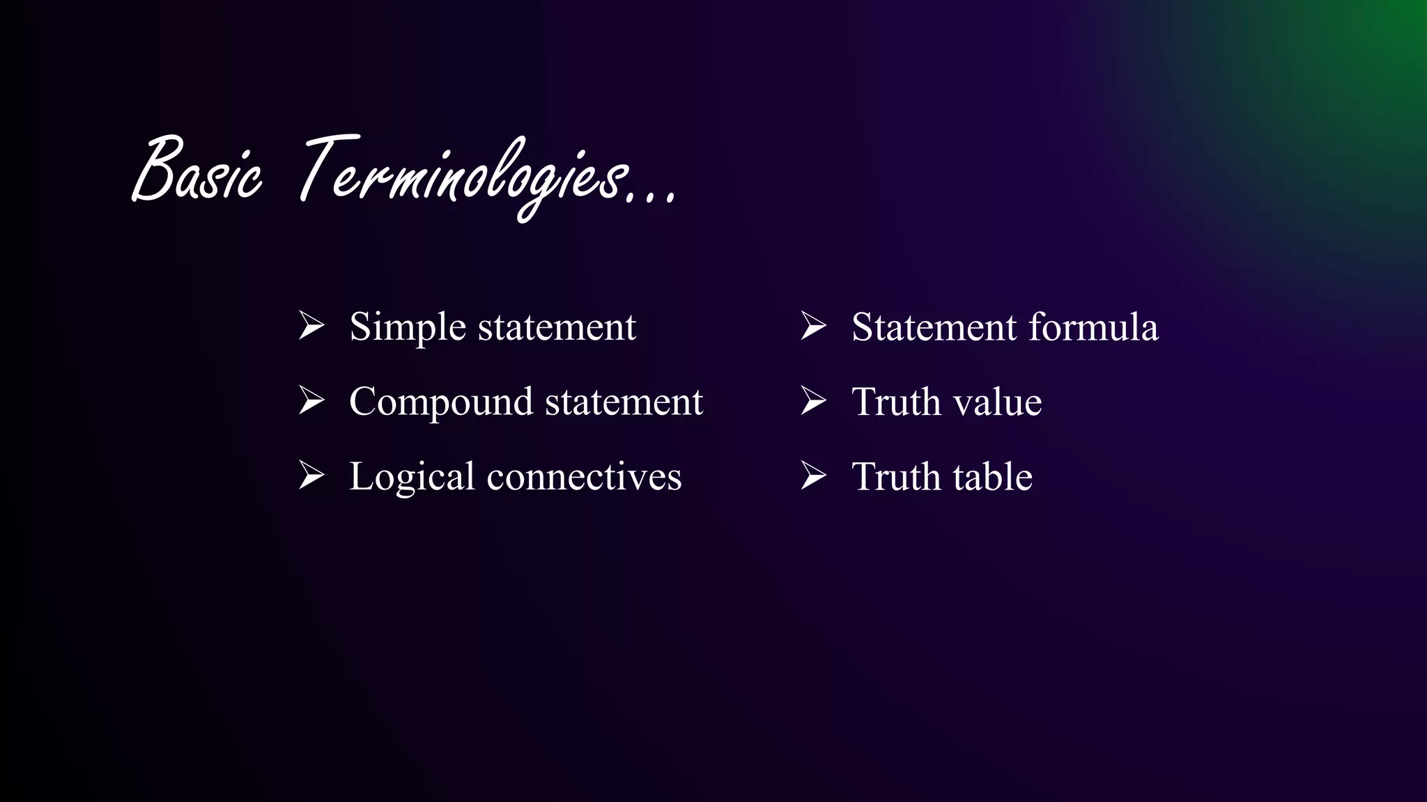 Logical Connectives NOT AND OR | PDF