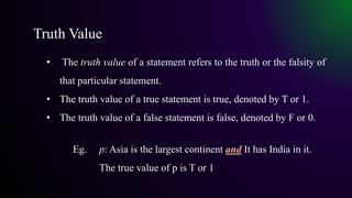 Logical Connectives NOT AND OR | PDF