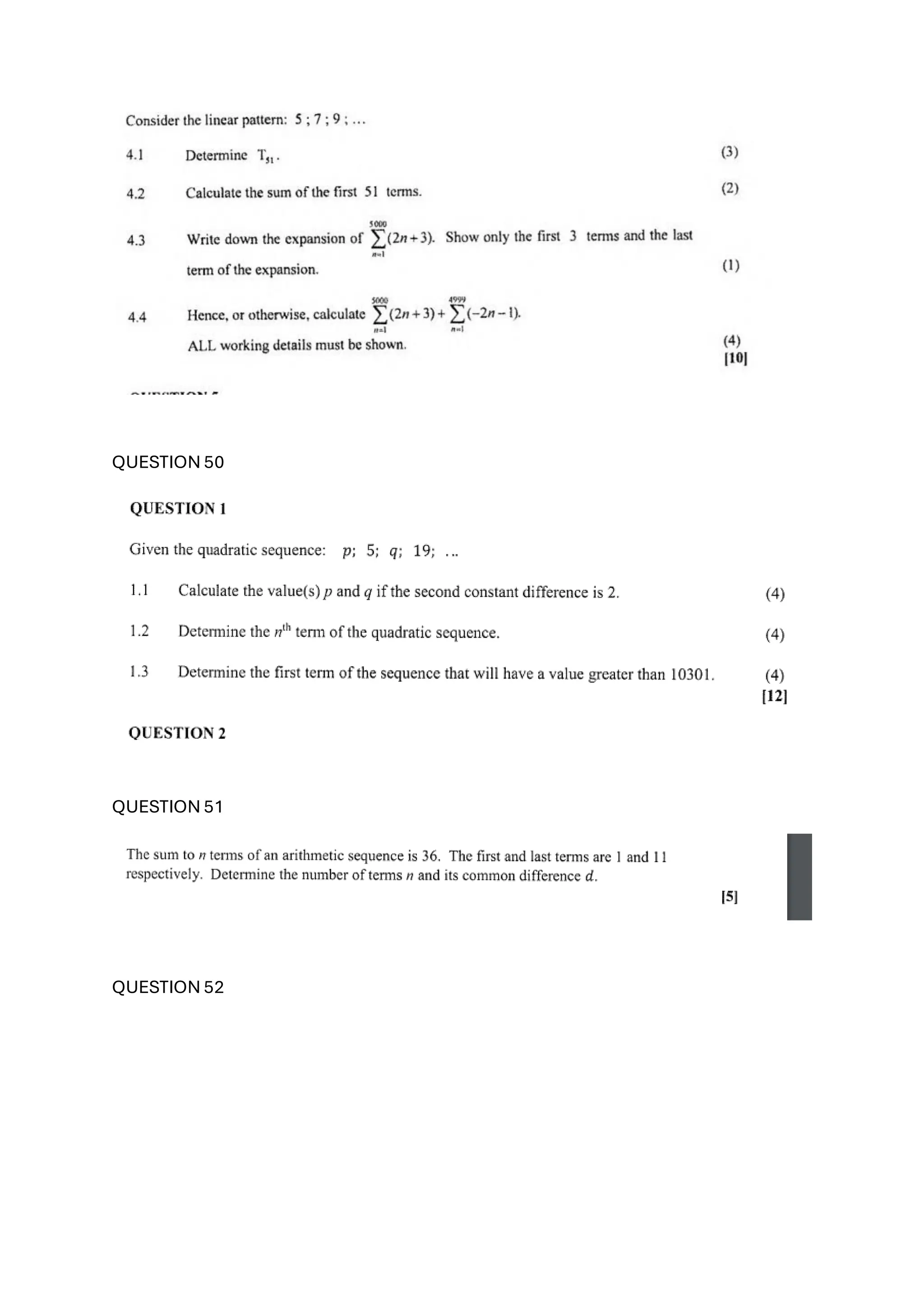 GRADE 12 PAPER 1 NUMBER PATTERNS QUESTIONS.pdf