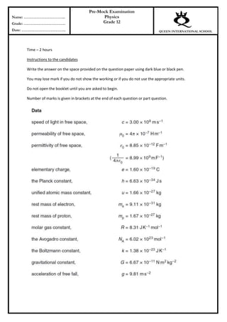 grade12 paper4 question physics mock exam.doc