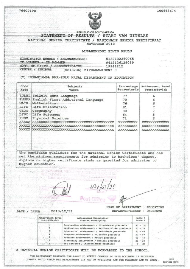 Grade 12 results | PDF