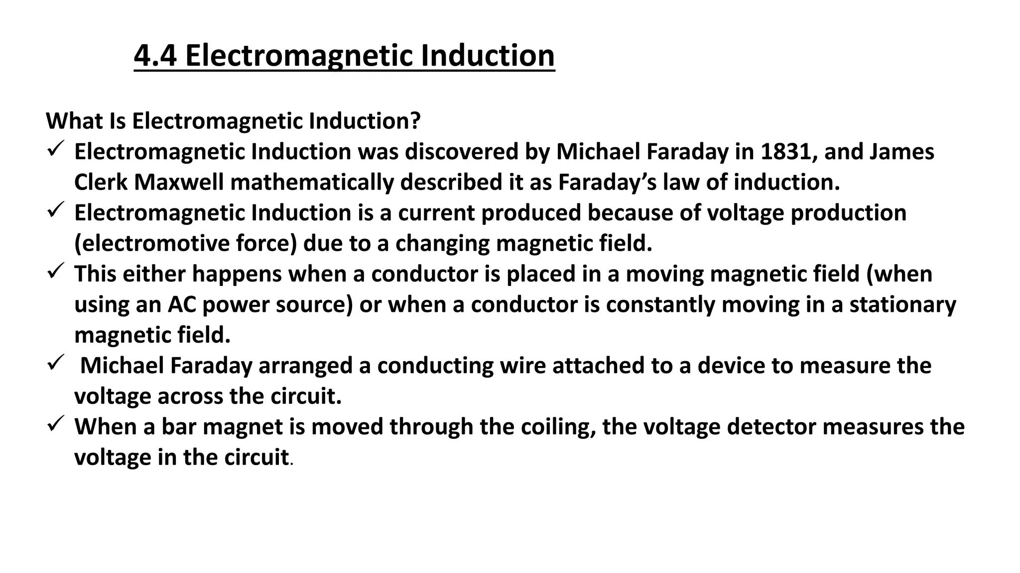 Electromagnetic induction, grade 12 physics | PPTX