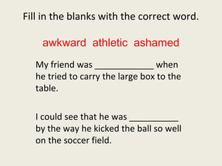 Grade 1 lesson 10 vocabulary powerpoint | PPT