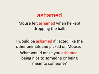 Grade 1 lesson 10 vocabulary powerpoint | PPT