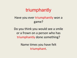 Grade 1 lesson 15 vocabulary powerpoint | PPT