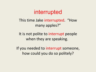 Grade 1 lesson 15 vocabulary powerpoint | PPT