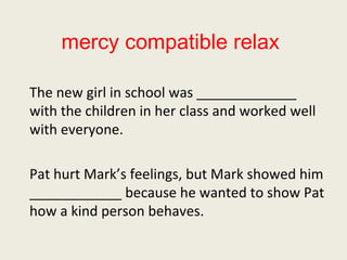 Grade 1 lesson 16 vocabulary powerpoint | PPT