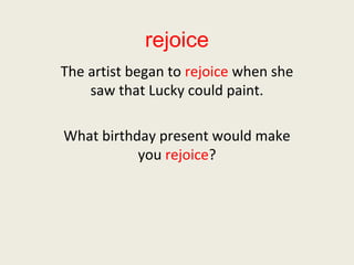 Grade 1 lesson 17 vocabulary powerpoint | PPT