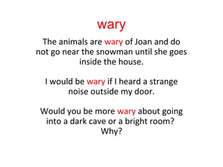 Grade 1 lesson 18 vocabulary powerpoint | PPT