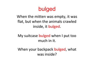 Grade 1 lesson 18 vocabulary powerpoint | PPT