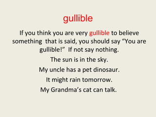 Grade 1 lesson 19 vocabulary powerpoint | PPT