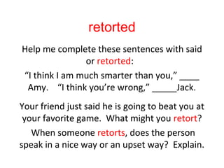 Grade 1 lesson 23 vocabulary powerpoint | PPT