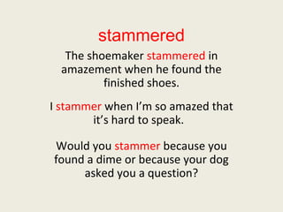 Grade 1 lesson 24 vocabulary powerpoint | PPT