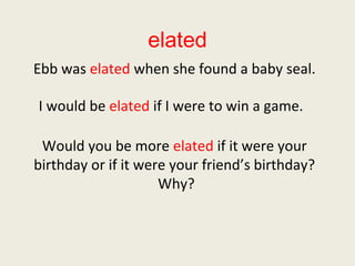 Grade 1 lesson 27 vocabulary powerpoint | PPT