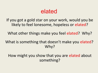 Grade 1 lesson 27 vocabulary powerpoint | PPT