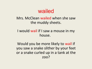 Grade 1 lesson 27 vocabulary powerpoint | PPT