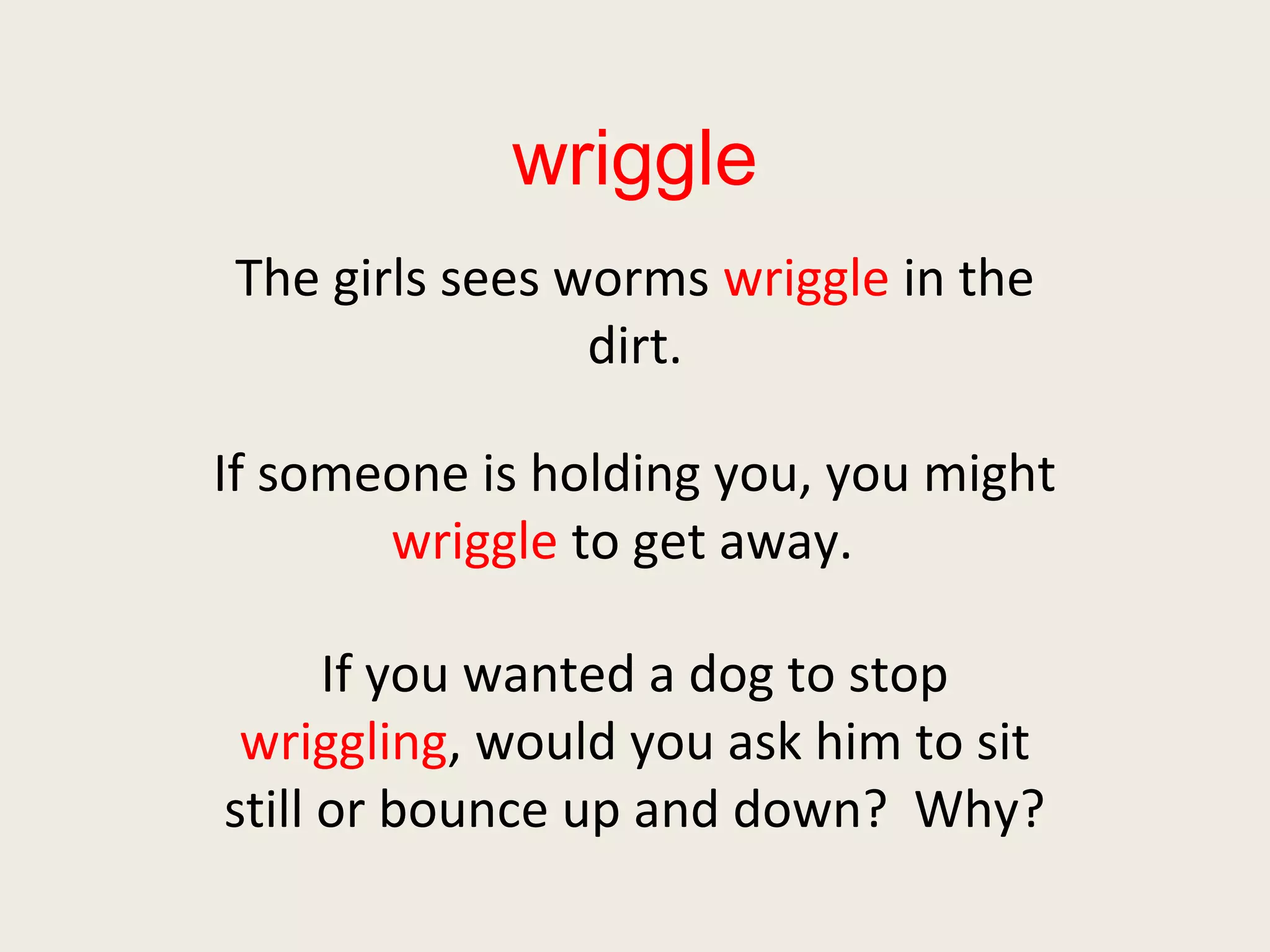Grade 1 lesson 29 vocabulary powerpoint | PPT
